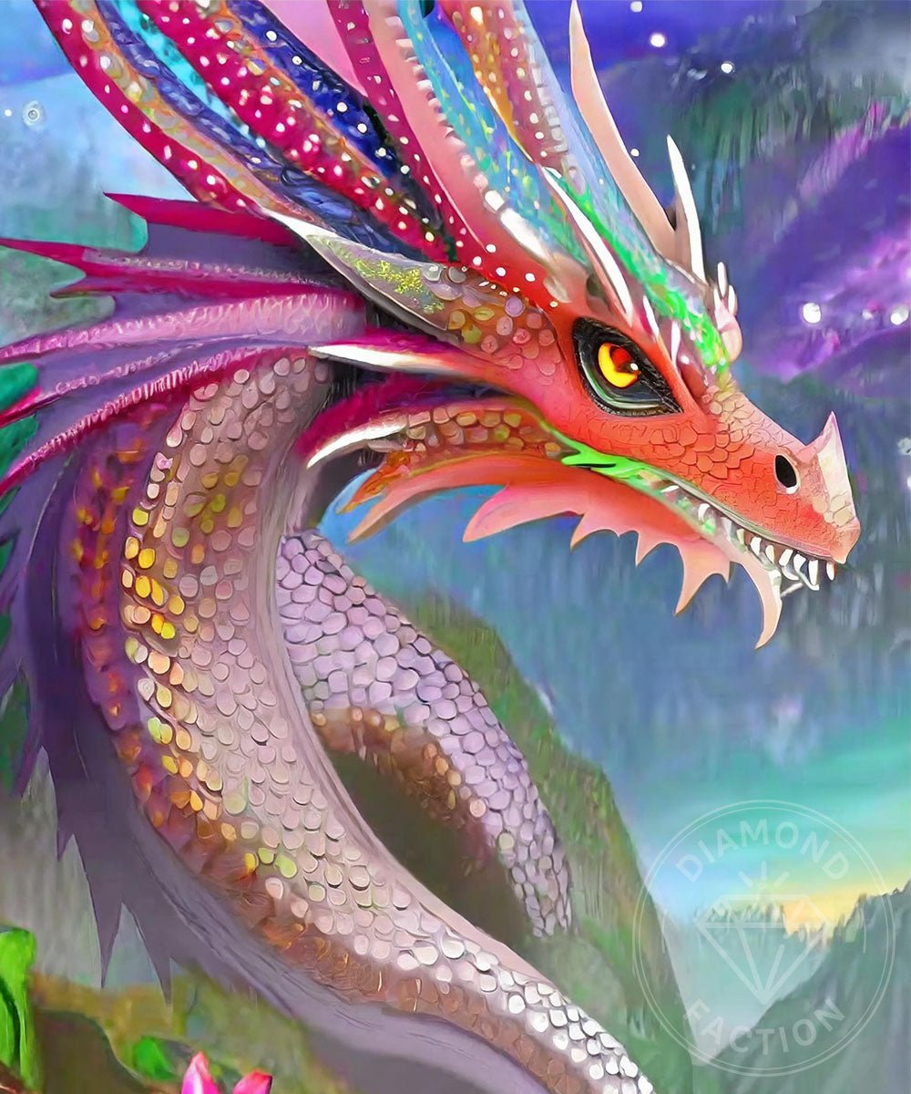 Broderie Diamant - Dragon Rouge – Diamond Faction